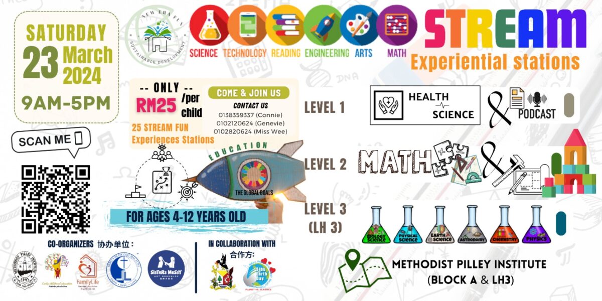 STREAM FUN Experiential Stations – Sibu Family Life Community Association